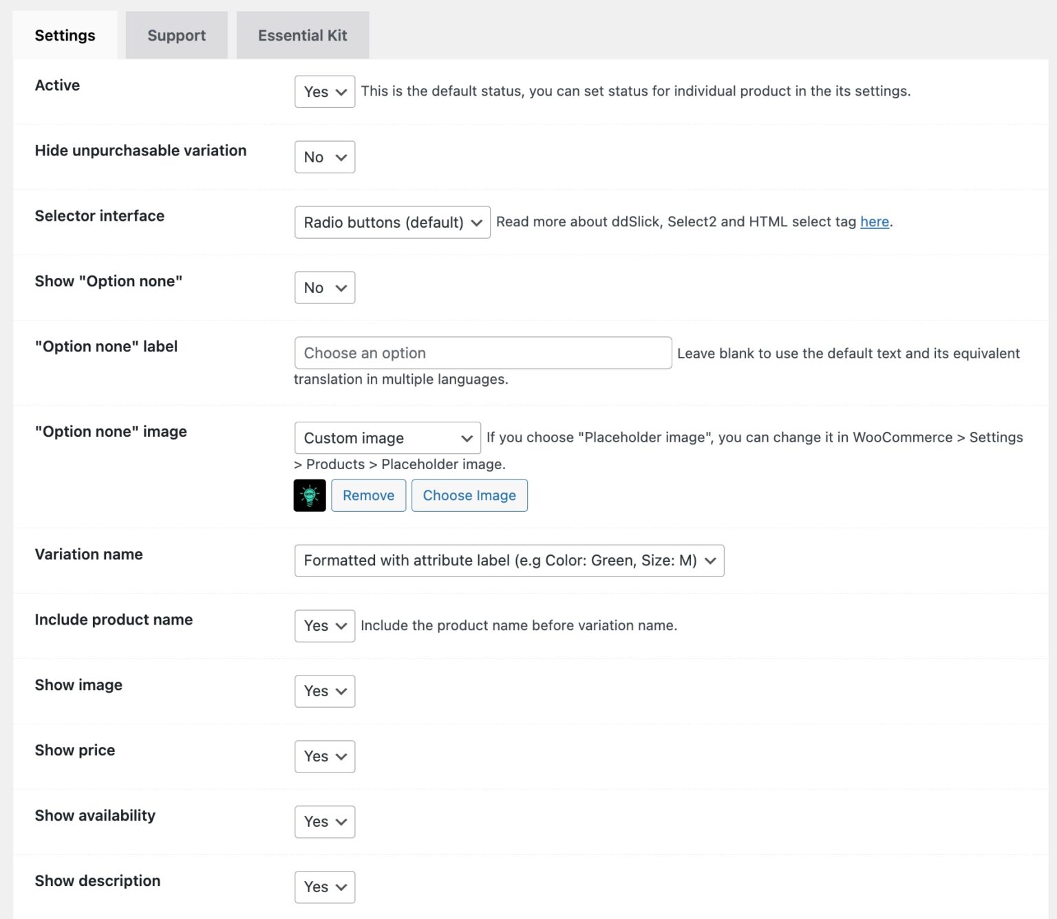 Plugin settings – WPClever Documentations