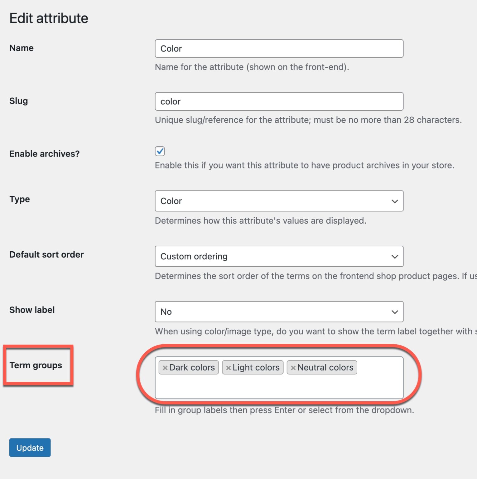 Term Groups – WPClever Documentations