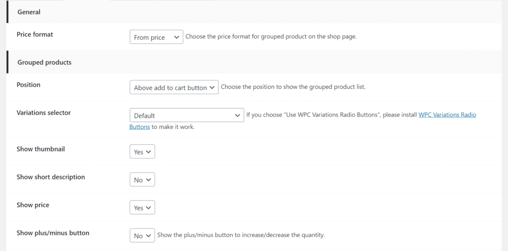 WPC Grouped Products for WooCommerce – WPClever Documentations